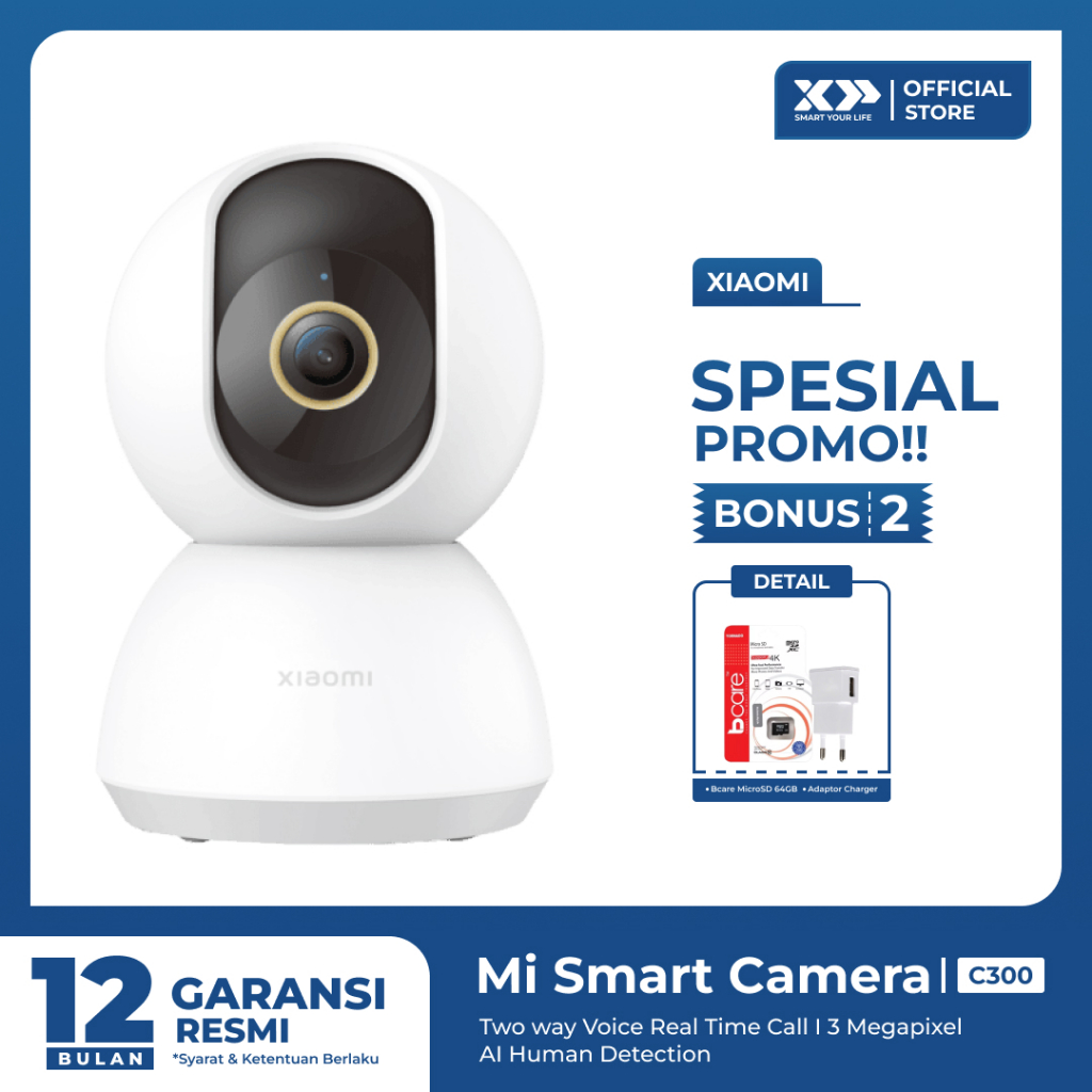 Mi 360 Smart Camera C300 2K CCTV IP Camera Original | Shopee Philippines