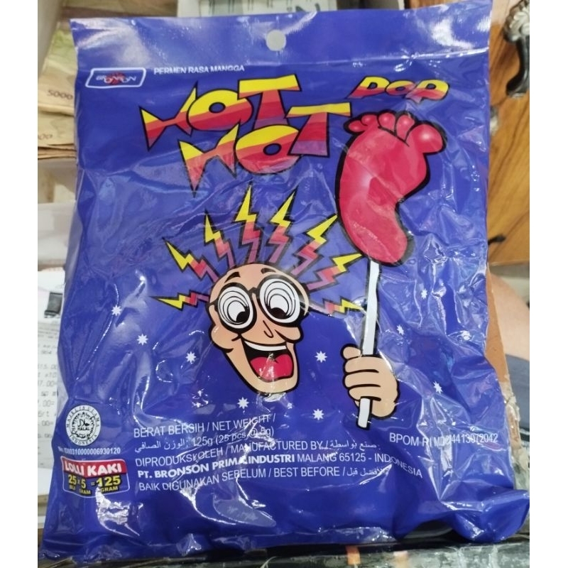 Candy, hot, hot, pop, mango, contents, 25pcs x 5gr, (please, read ...