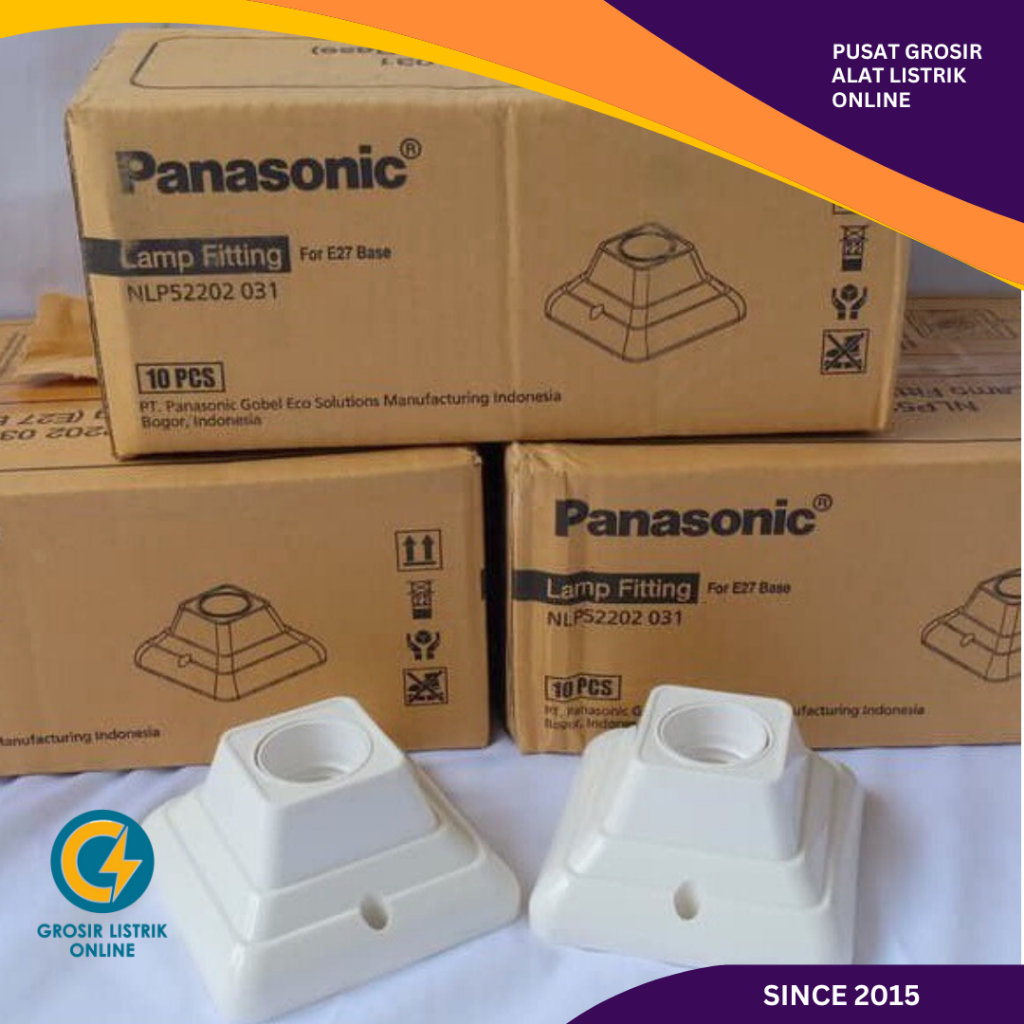Panasonic CEILING LIGHT FITTING SQUARE NLP52202 E27 TEMPEL ORIGINAL ...