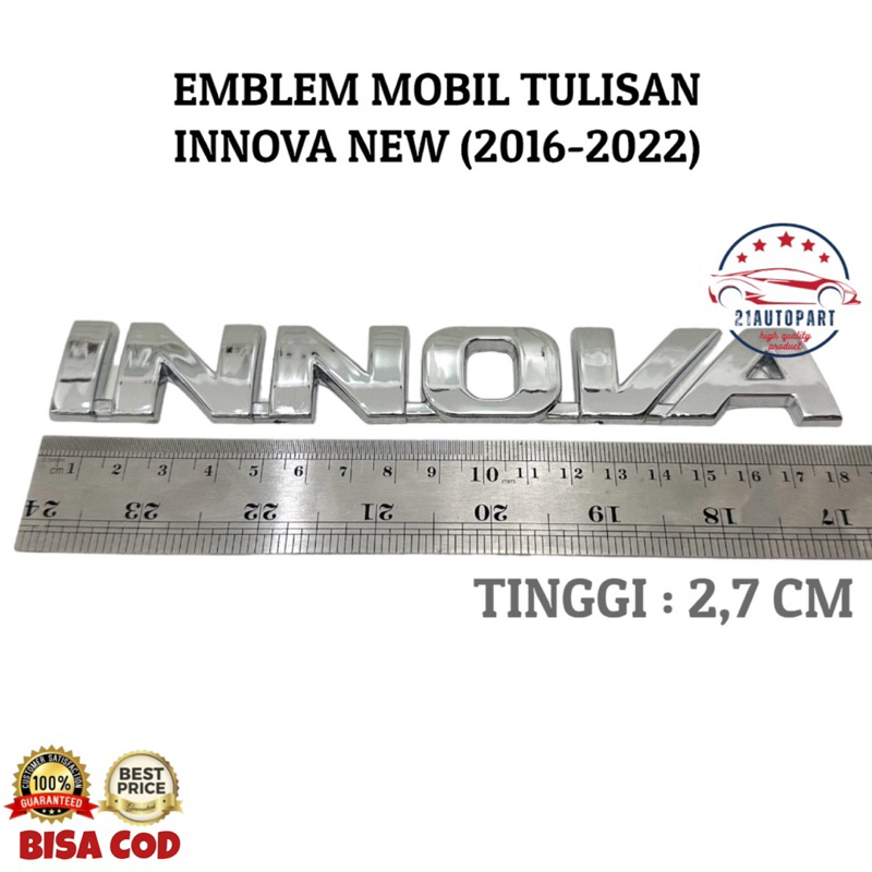 Innova New Car Emblem (2016-2022) | Shopee Philippines