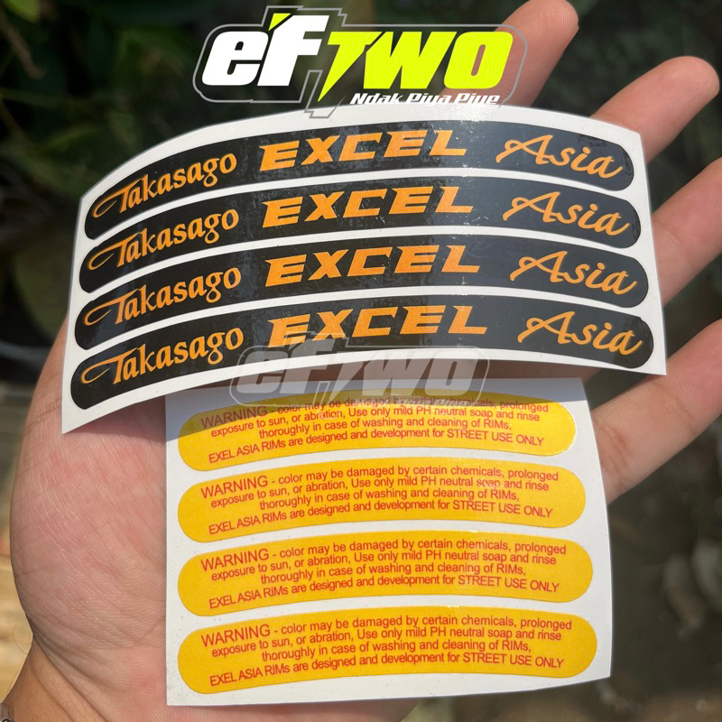 Takasago EXCEL ASIA PRINT STICKER | Shopee Philippines