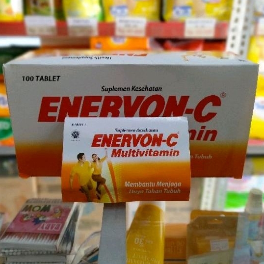Enervon C MULTIVITAMIN 1 STRIP 4 Tablets/ENERVON-C Immune VITAMIN ...
