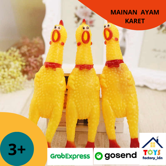 Screaming Chicken Toy Screaming Squeeze Rubber Screaming Chicken ...
