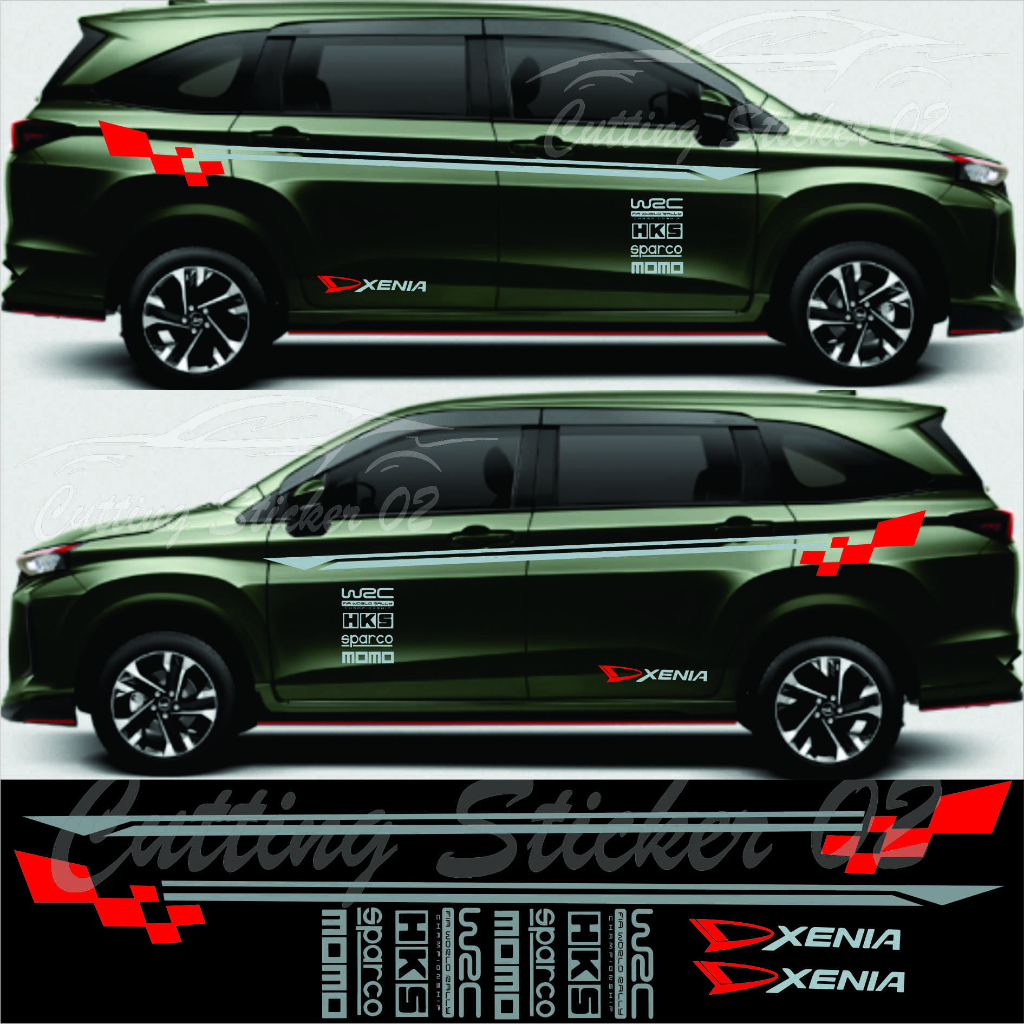 Xenia Car STICKER STRIPE STICKER DAIHATSU XENIA Car BODY | Shopee ...