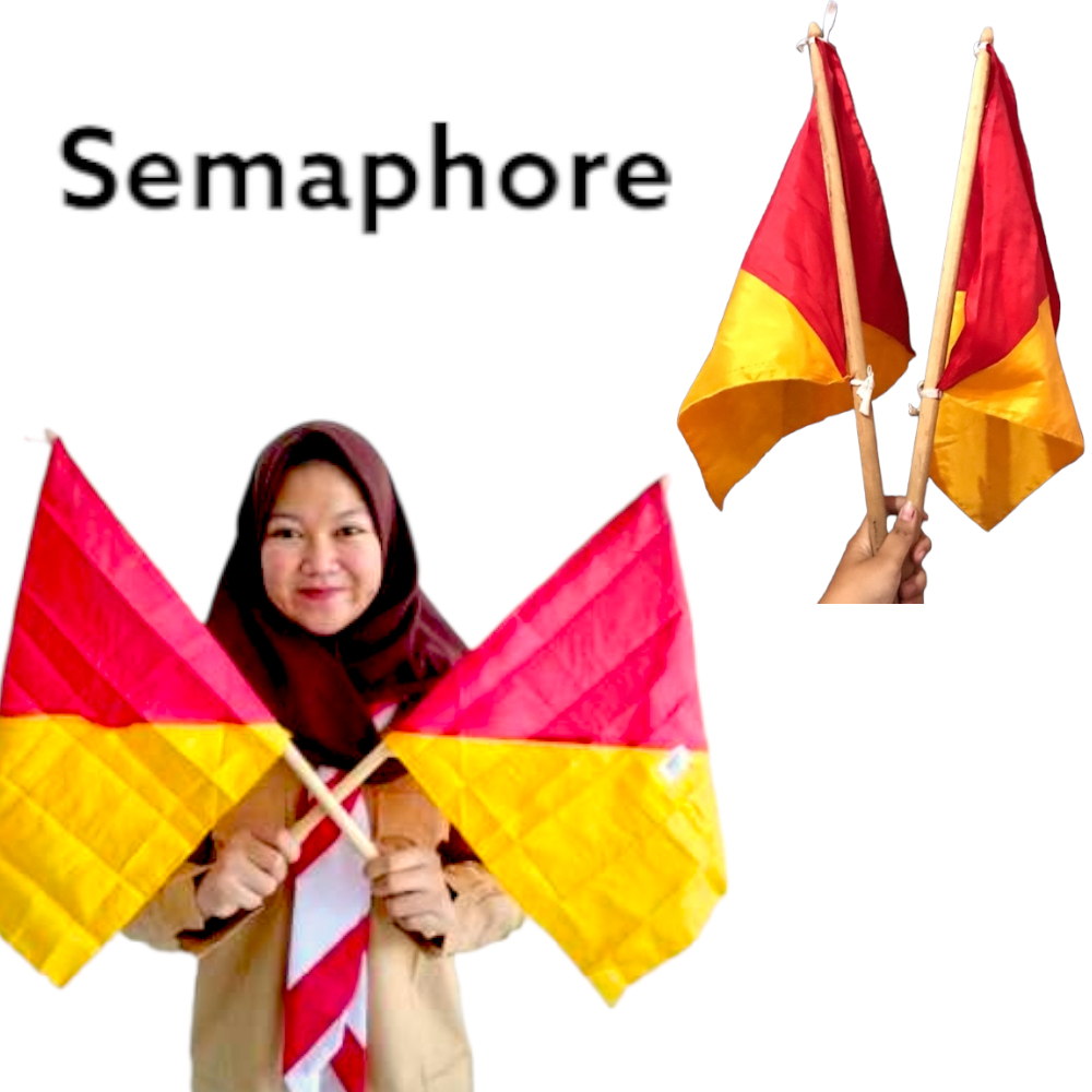 Semaphore Flag Sticks / Semaphore Sticks / Semaphore Flags | Shopee ...