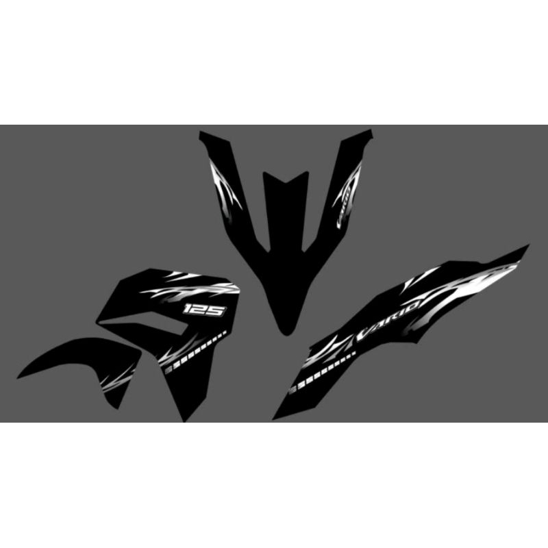 Stripping STICKER HONDA Click LED NEW 125i GEN 2 Latest Transparent ...