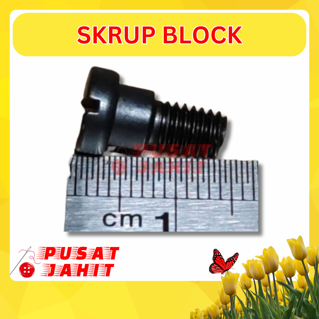 MESIN Screw BLOCK Rear BLOCK Ring Bolt BUTTERFLY SINGER SEWING MACHINE ...