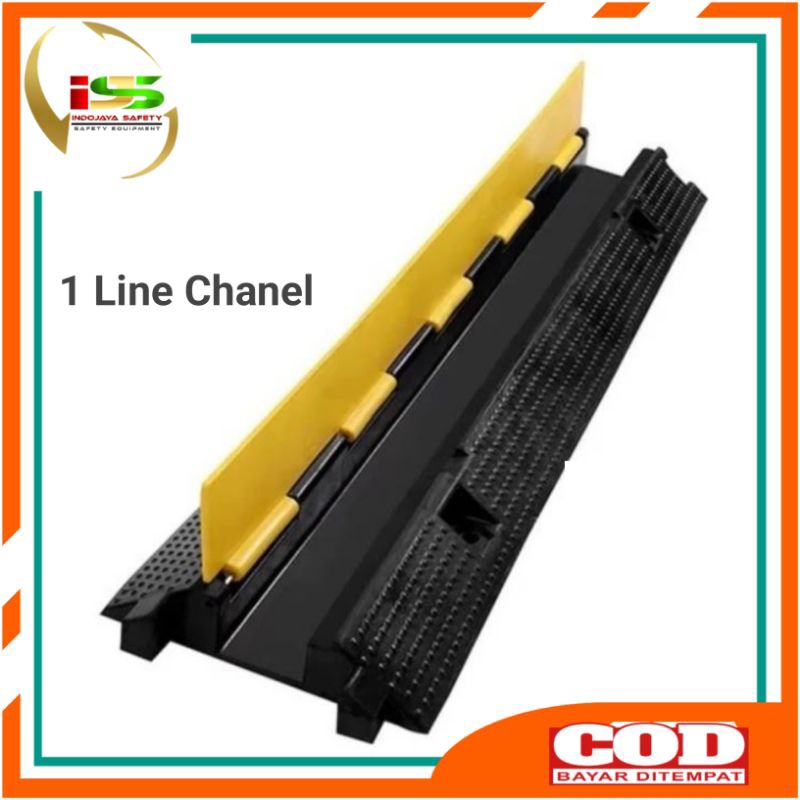 Rubber Speed Bump Cable Protector Rubber Ramp Protector 1 Line | Shopee ...