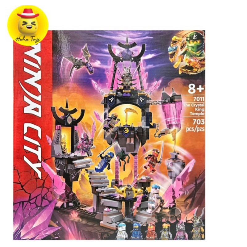 Ninja Blocks series 7011, The crystal King Temple bricks | Shopee ...