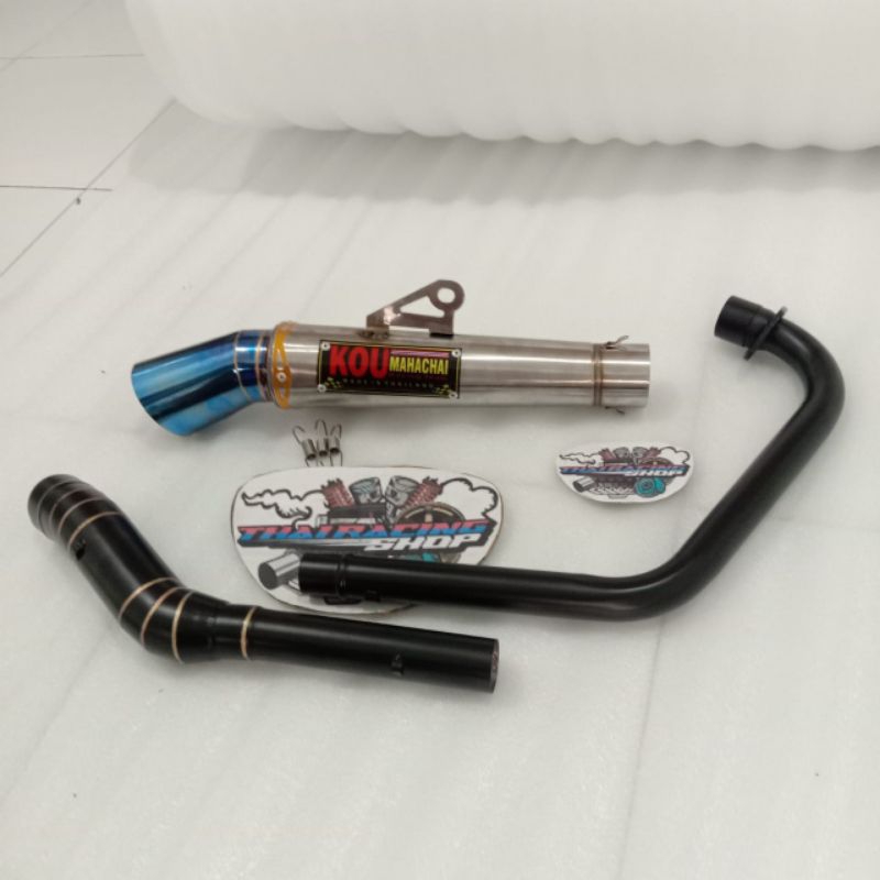Kou Mahachai Conical Exhaust Pipe Rusi Tc Tmx Skygo Bajaj ct Raider 150 ...