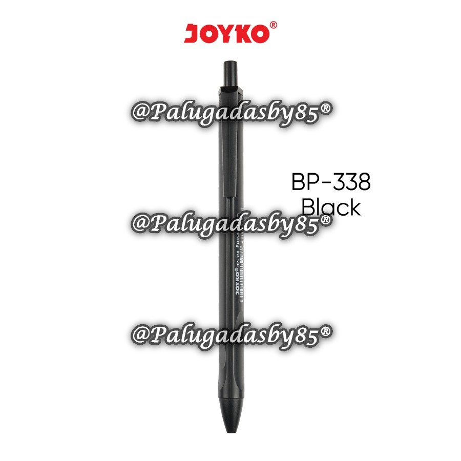 (1 Piece) WHOLESALE Joyko BP-338 Vokus Ballpoint Pen 0.7 Ball Pen Black ...
