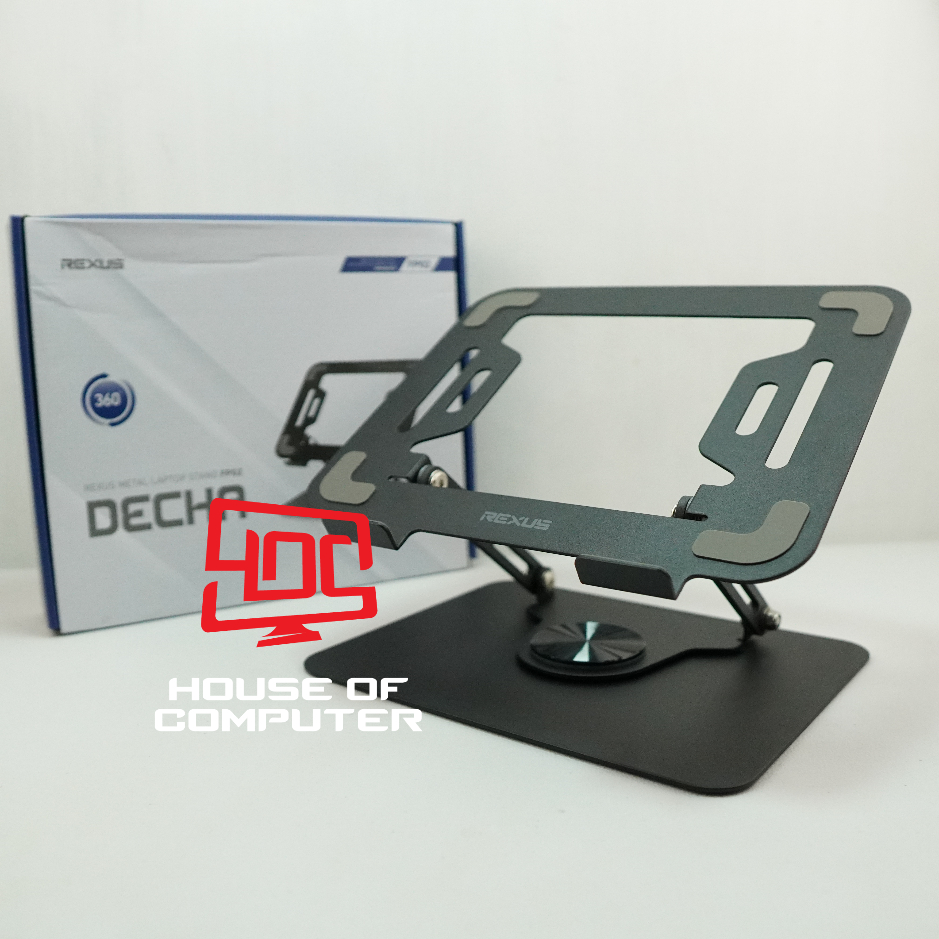 Rexus FP02 DECHA TO 15.6 INCH & 30KG LAPTOP STAND ANTI SLIP 360 DEGREE ...