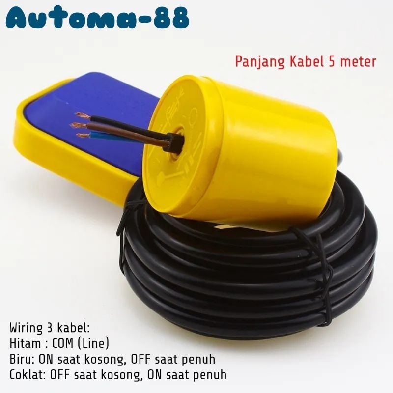 Automatic Water tower Float cable length 5m 5 meters Water Radar Float ...