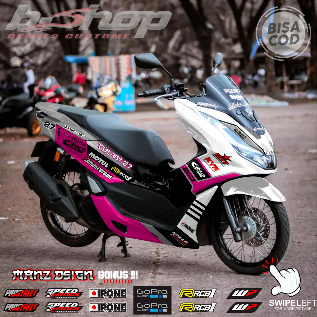 Honda pcx 160 / pcx 150 full body decal sticker with eibact motif, free ...