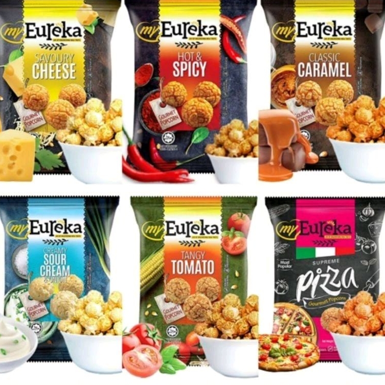 .Imported Snacks | My Eureka popcorn 80 gr gourmet Malaysian popcorn ...