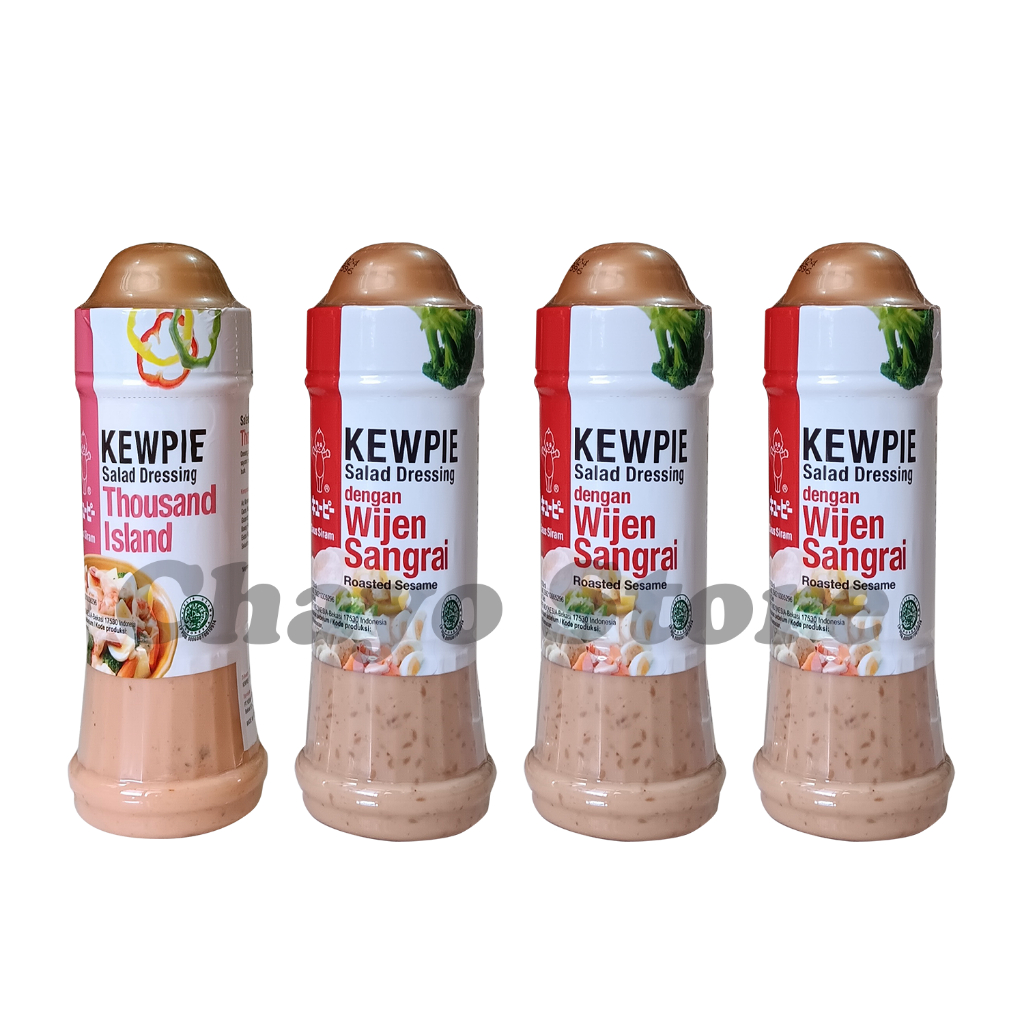 Kewpie Roasted Sesame 200 ml 3 Pack & Thousand Island 200 ml 1 Pack ...