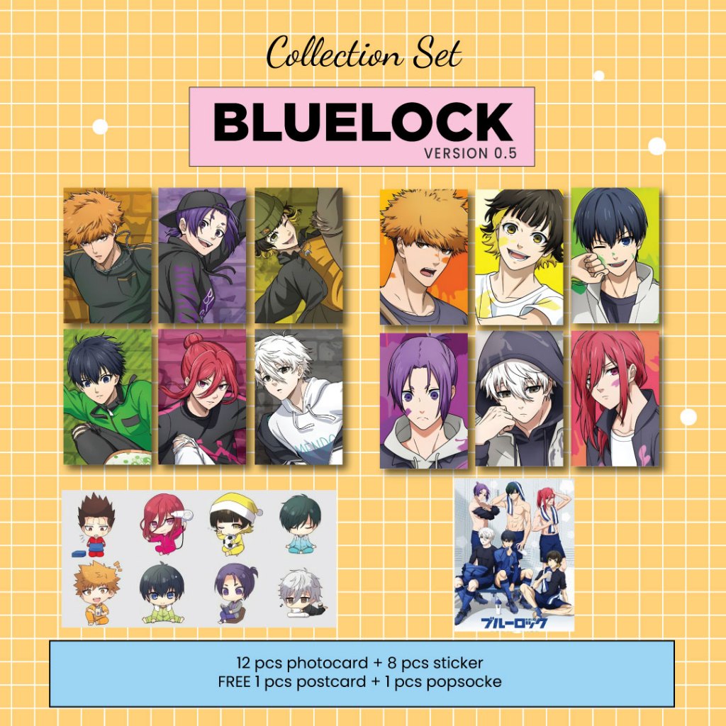 Blue Lock Ver.05 Bluelock Sticker Photocard | Shopee Philippines