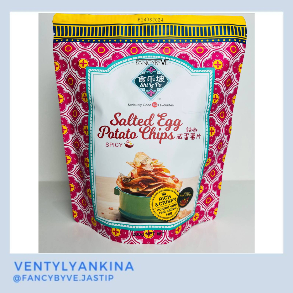 Shi LE PO SALTED EGG POTATO CHIPS (ORIGINAL SINGAPORE) | Shopee Philippines