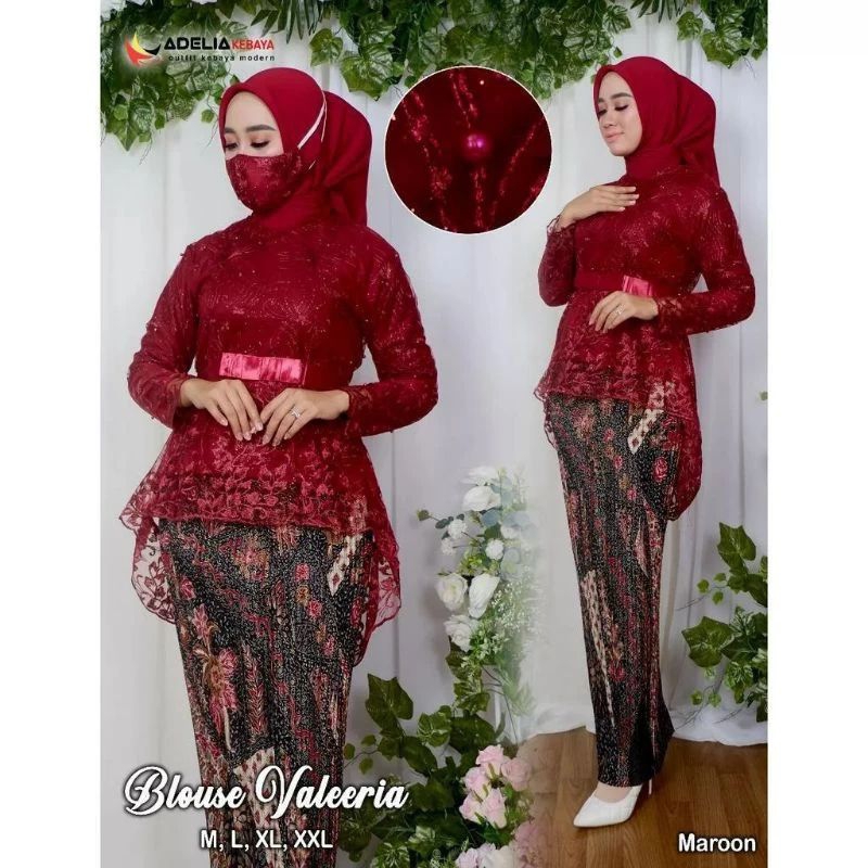 Jumbo Kebaya Set XXXL Ld 120 Modern Kebaya Top Aurora Tille Graduation ...