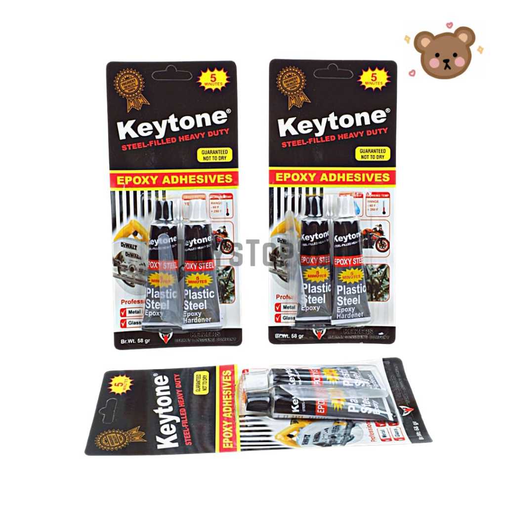 Keytone Mixed Iron Glue 5 Minutes Dry 48 grams / Epoxy Adhesive Glue ...