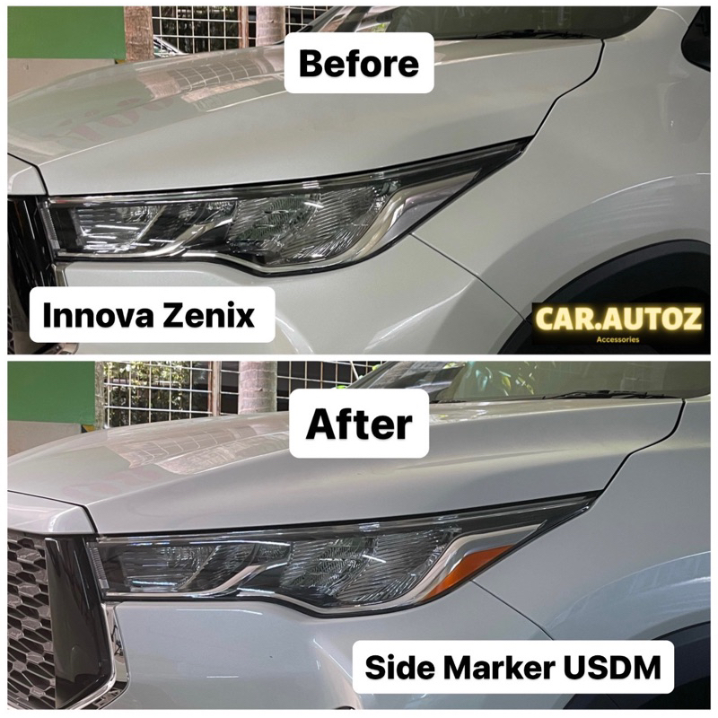 Innova Zenix Headlight Orange Side Marker Sticker 2022-2023 | Shopee ...