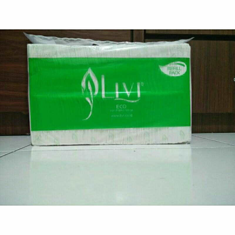 Livi ECO Pop Up Tissue Tissue Multi Purpose 1000 gram 2ply | Shopee ...