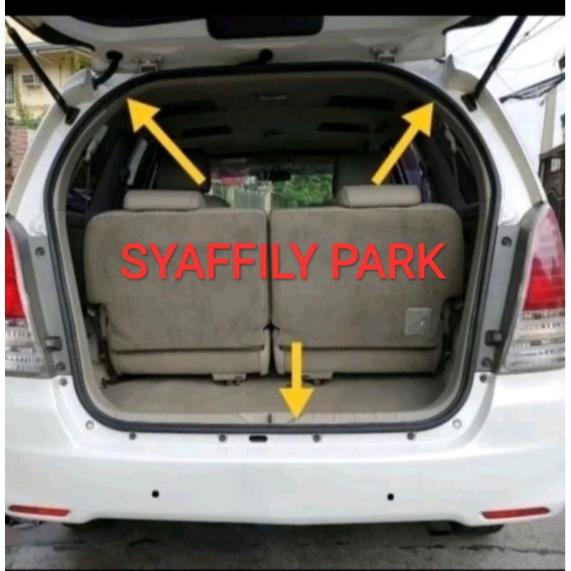 Original toyota innova 2005-2023 rear trunk door damper rubber | Shopee ...