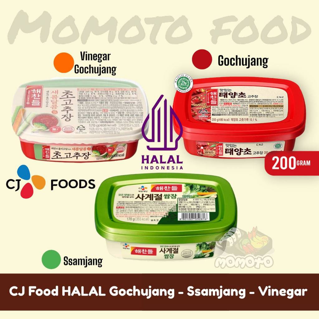 CJ Foods Haechandle Gochujang Vinegar Sauce Halal MUI / Korean Chili ...