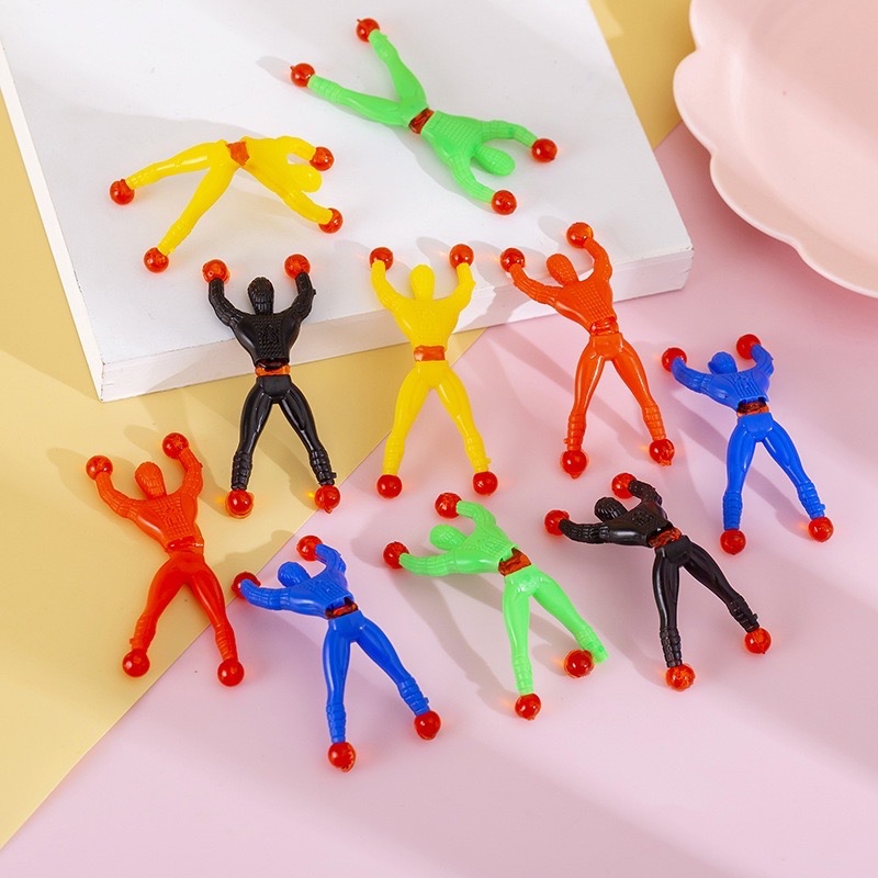 Spiderman Climbing Wall Sticky MAN Toy Glass Wall Sticky Wall/ Old ...