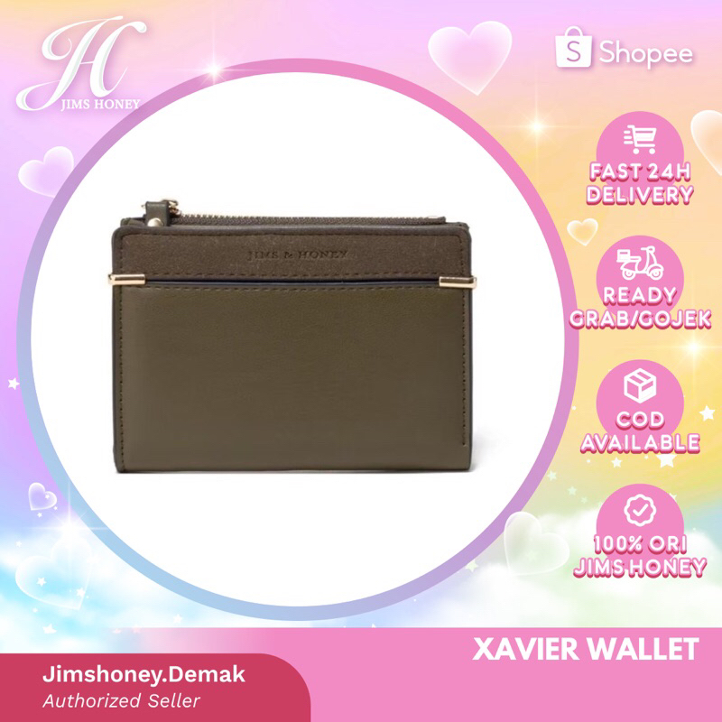 Jims HONEY XAVIER WALLET Women's Small Folding WALLET ORI SLIM Thin ...