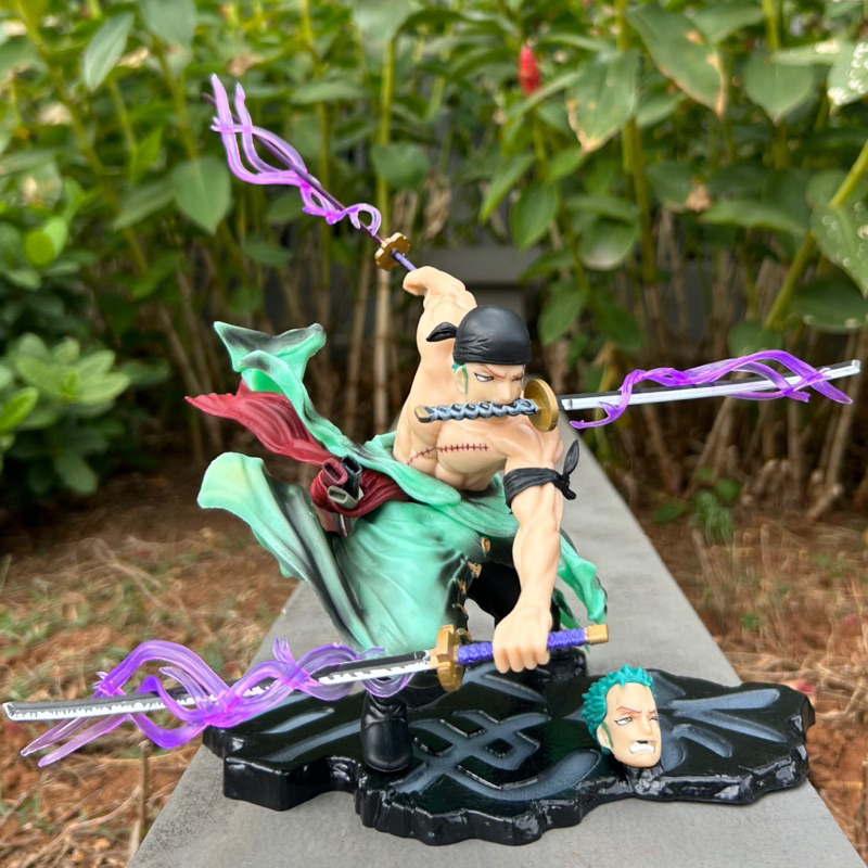 Roronoa Zoro Action Figure Zoro Action Figure One Piece Zoro 2-head ...