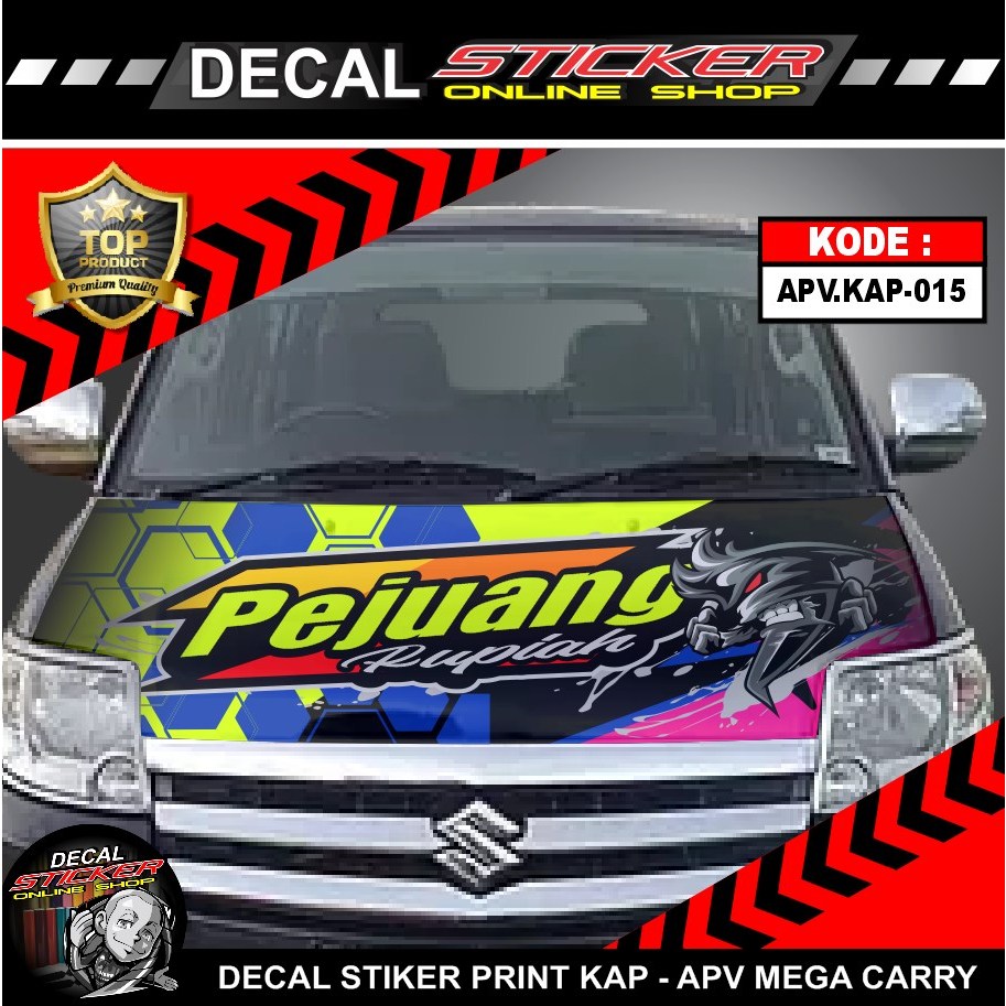 Car HOOD STICKER APV MEGA CARRY PICK UP COOL STICKER | Shopee Philippines