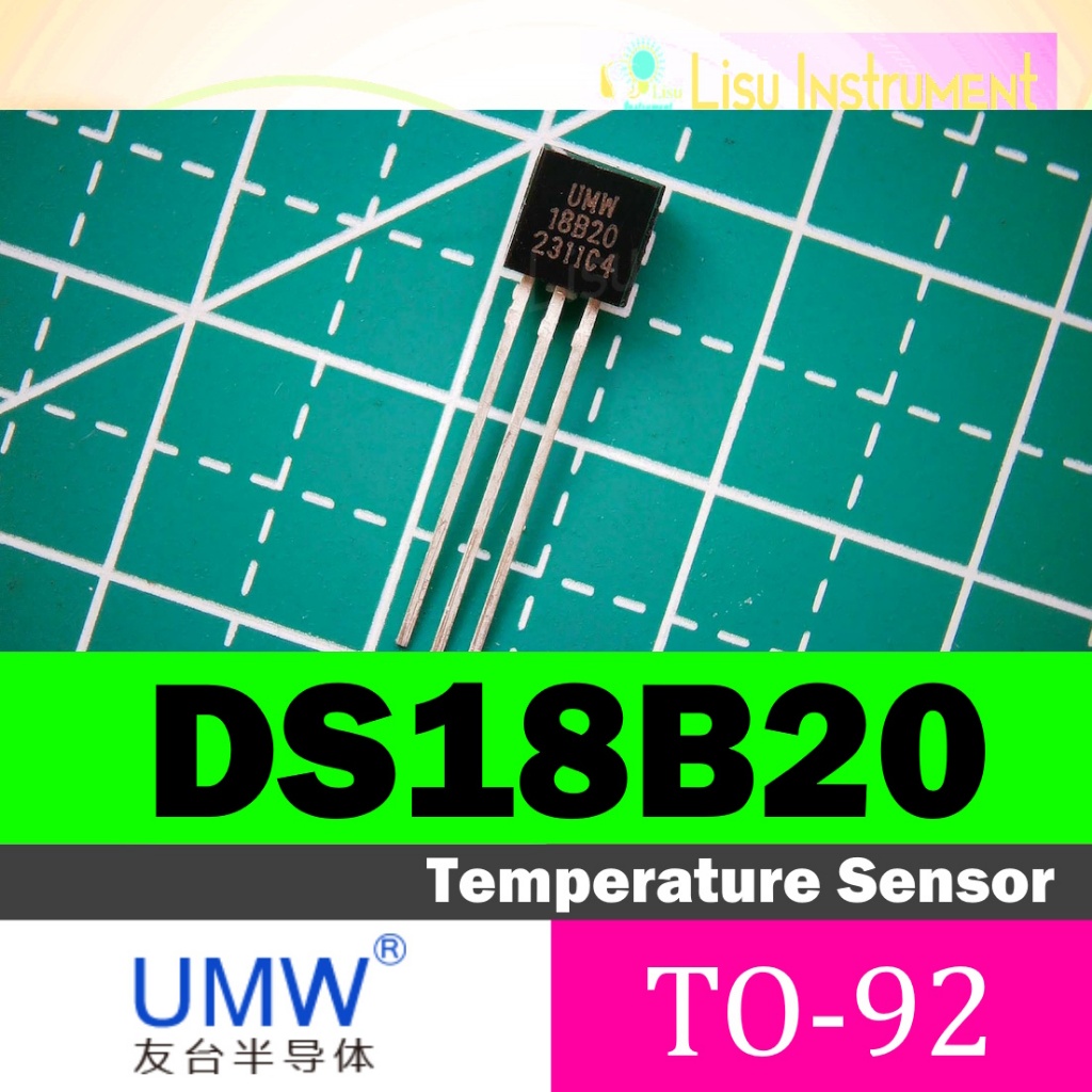 Ds18b20 Temperature Sensor 18B20 TO-92 UMW Original | Shopee Philippines