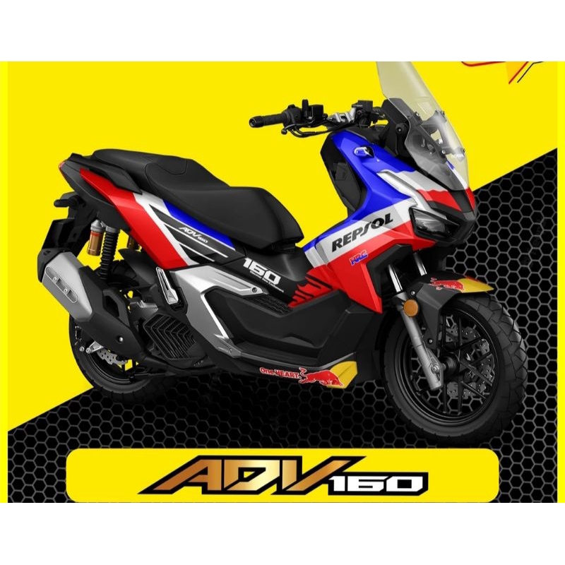Honda ADV 160/150 full body variation decal sticker with repsol motif ...