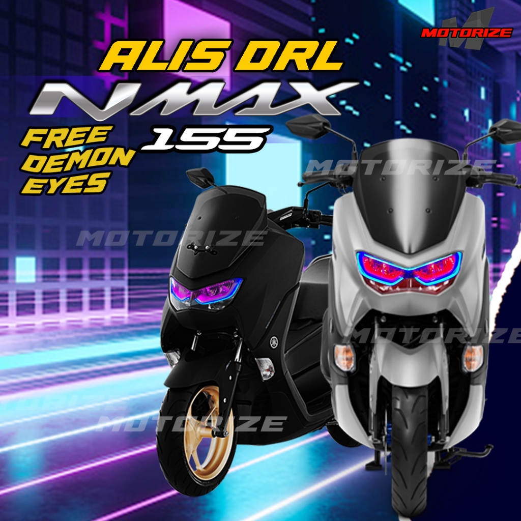 NMAX NEW 2020 2021 2022 2023 Eyebrow Lights Bonus Demon Eyes DRL ...