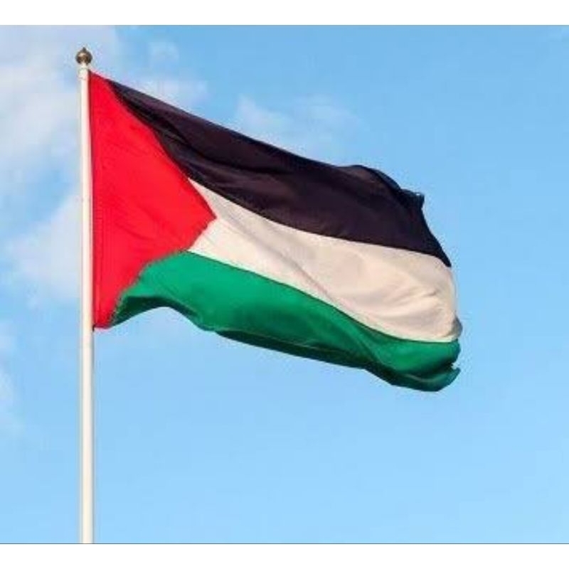 Palestine Flag Velez Material Ready Various Sizes | Shopee Philippines
