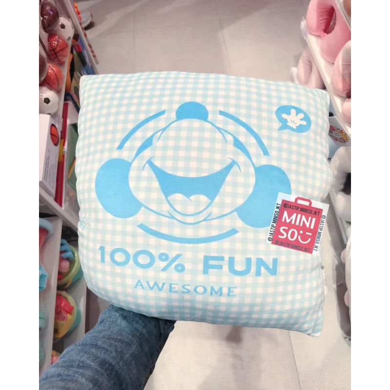 Miniso Sofa Pillow MICKEY/MINNIE/ALIEN DISNEY 100 Smile Faces Edition ...