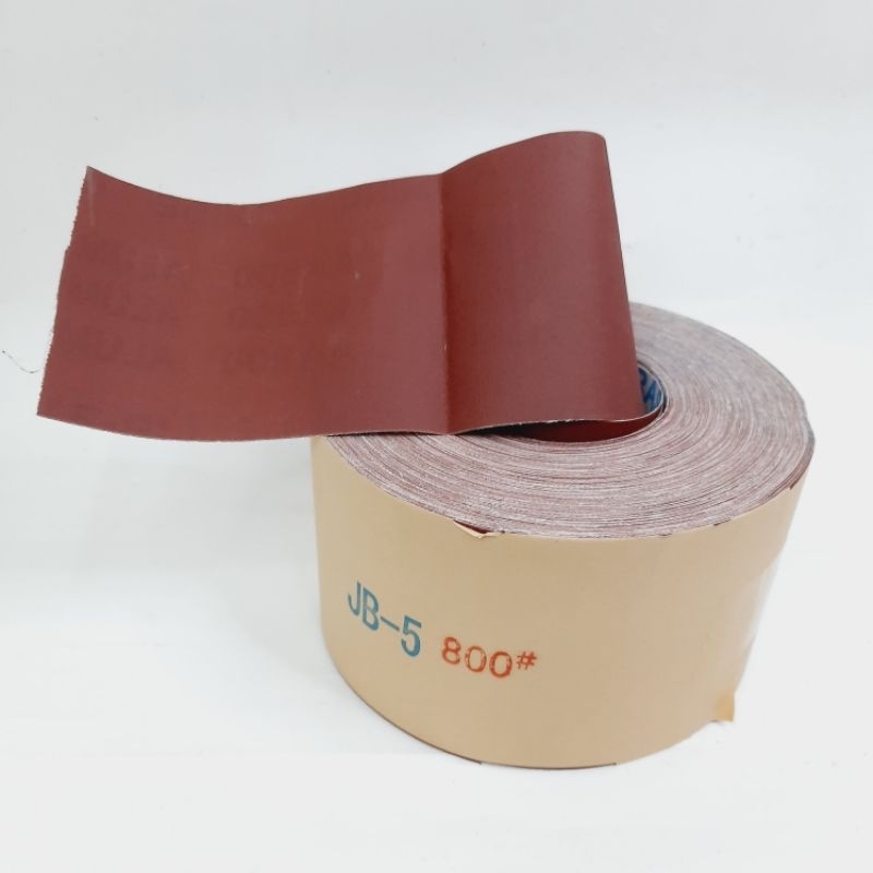 KAYU Fabric Sandpaper / Roll Iron Wood Meter Grit 800 JB-5 Per Meter ...