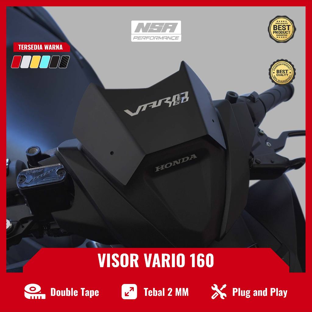 NSA Visor Vario 160 CBS Visor Windshield Vario 160 CBS Accessories ...