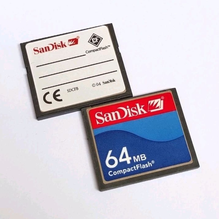 Cf Card Sandisk 64MB Compact Flash Memory Mechine Computer Camera ...