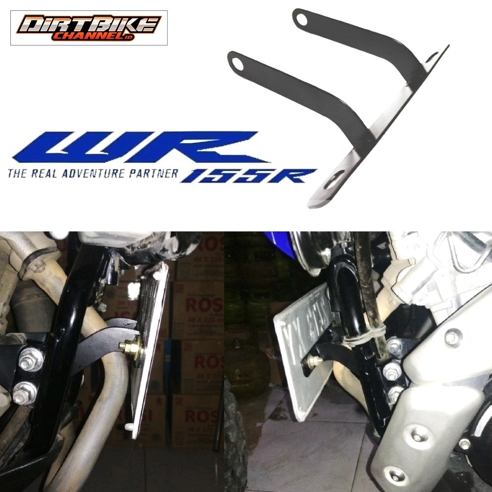 WR 155 WR155 Front Number Plate Holder Bracket | Shopee Philippines