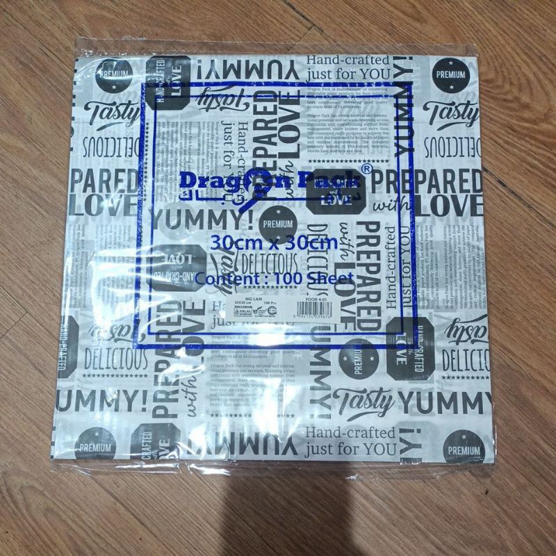 Paper Wrap Dragon pack 30x30 contains 100 pcs | Shopee Philippines