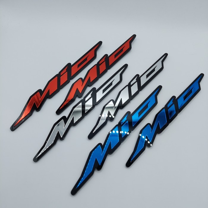 Yamaha MIo Taper acrylic Emblem, MIo J sporty soul pointed | Shopee ...