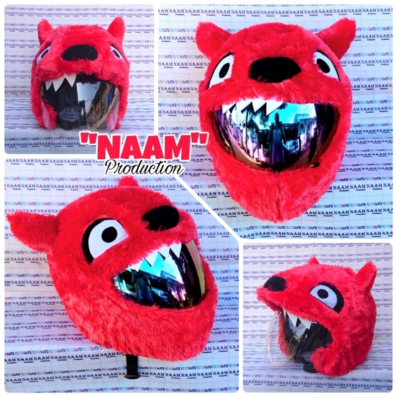 Lucky Bat Helmet Cover, Character Helmet Cover, Elmo Helmet Cover ...