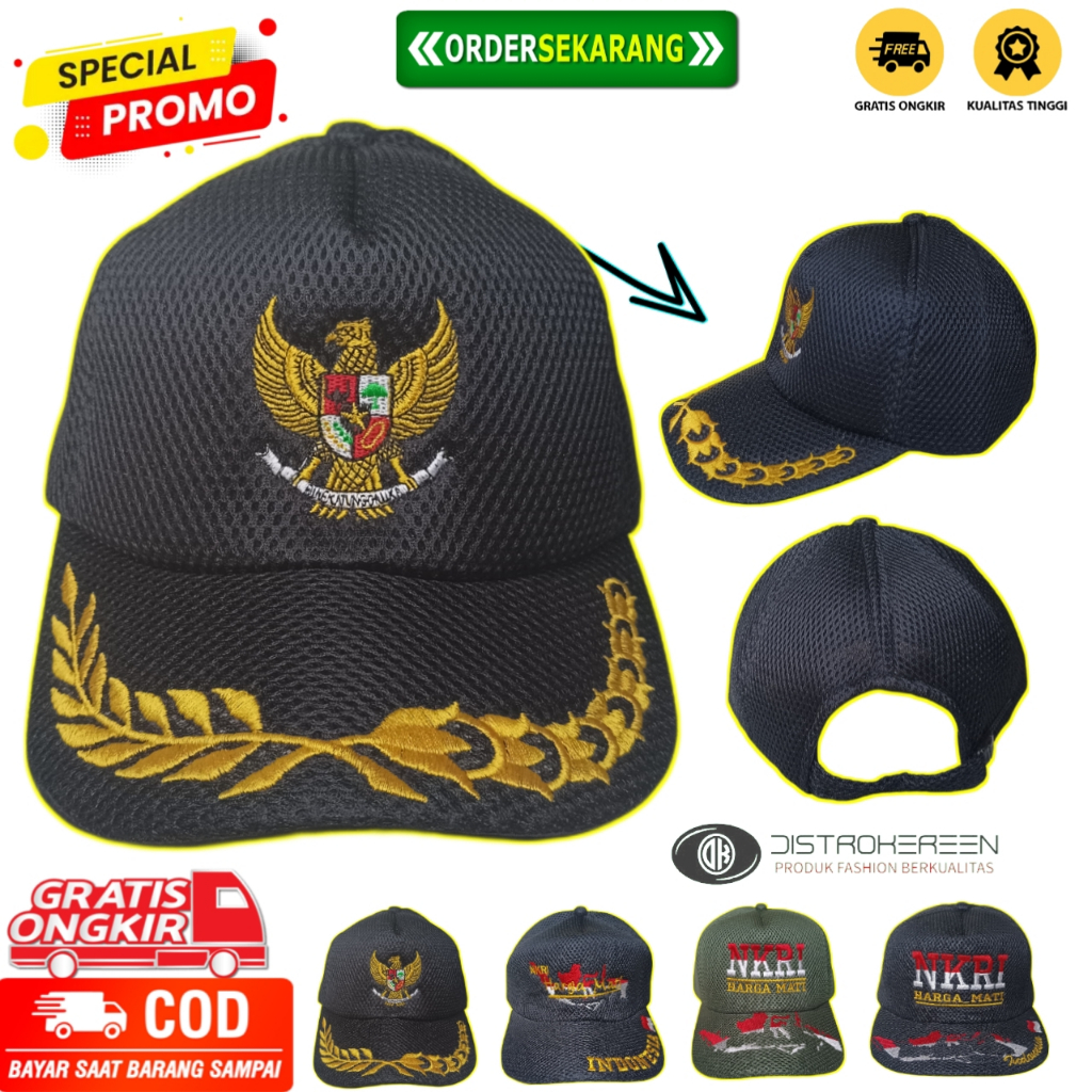 Garuda INDONESIA Men's Net Hat - GARUDA LOGO Mesh Hat | Shopee Philippines