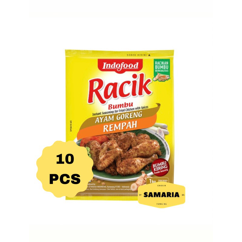Bumbu Racik Indofood Fried Chicken Spices Renceng (10 Pcs x 30 Grams ...