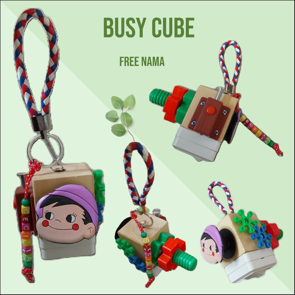 Edutoys shop BUSY CUBE CUSTOM NAME FREE BUSY blocks educational toys ...