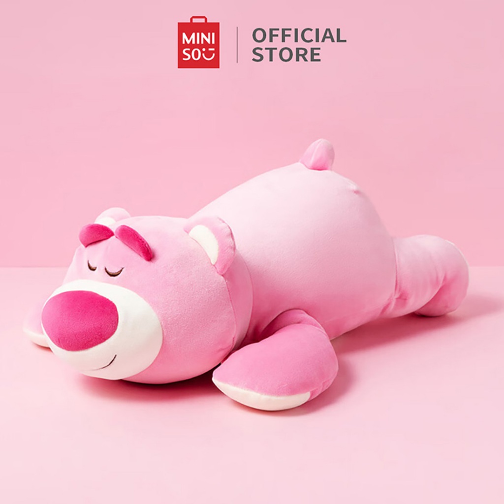 Miniso x Disney Lotso Cute Pillow Doll Lying Collection 18in. Medium ...