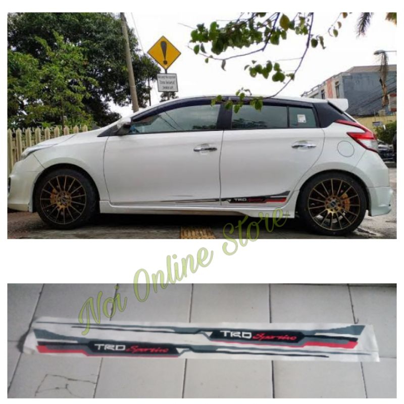 TRD Sportivo Sticker for Toyota Yaris | Shopee Philippines