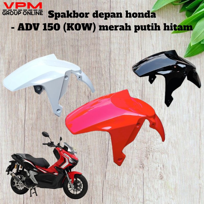 MERAH HITAM PUTIH Adv 150 front fender red black white K0w | Shopee ...